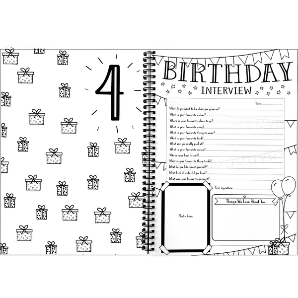 Birthday Book - Birthday Memory Book – Pebble Stone Books